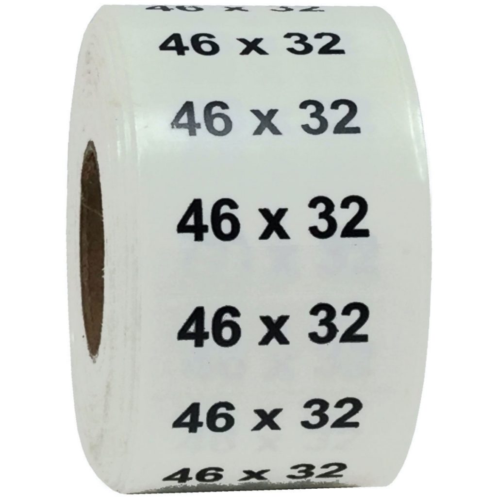 Ultra Clear Men's Hem/Inseam Pant Size Strips |InStockLabels.com
